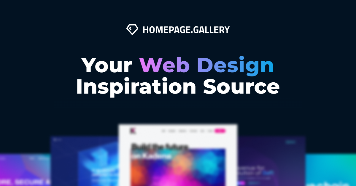 Homepage Gallery - Your Web Design Inspiration Source